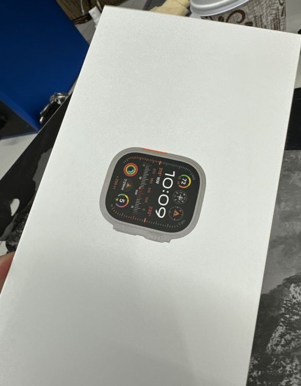 Apple Watch Ultra 2 49mm Titan Case mit Alpine Loop - blau (Neu und ...