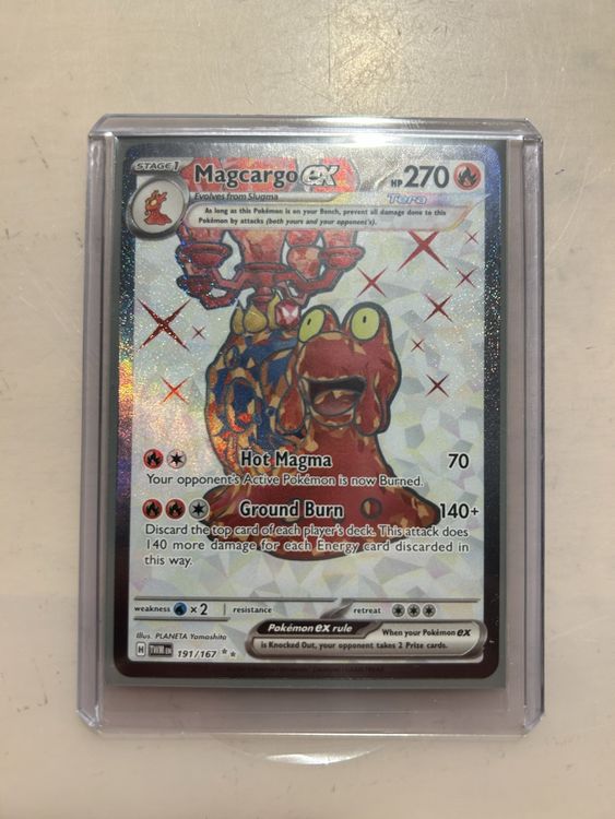 🔥 Pokémon Twilight Masquerade 191/167 “Magcargo ex” 🔥 (Gebraucht) in ...