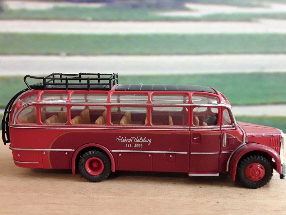 Roco _ Saurer Komet Reisebus Bus _ SALZBURG _ Salzkraft 1:87 (Gebraucht ...