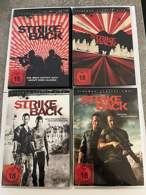 STRIKE BACK (Action-Serie) - Staffeln 1-4 (Gebraucht) in Lohn ...
