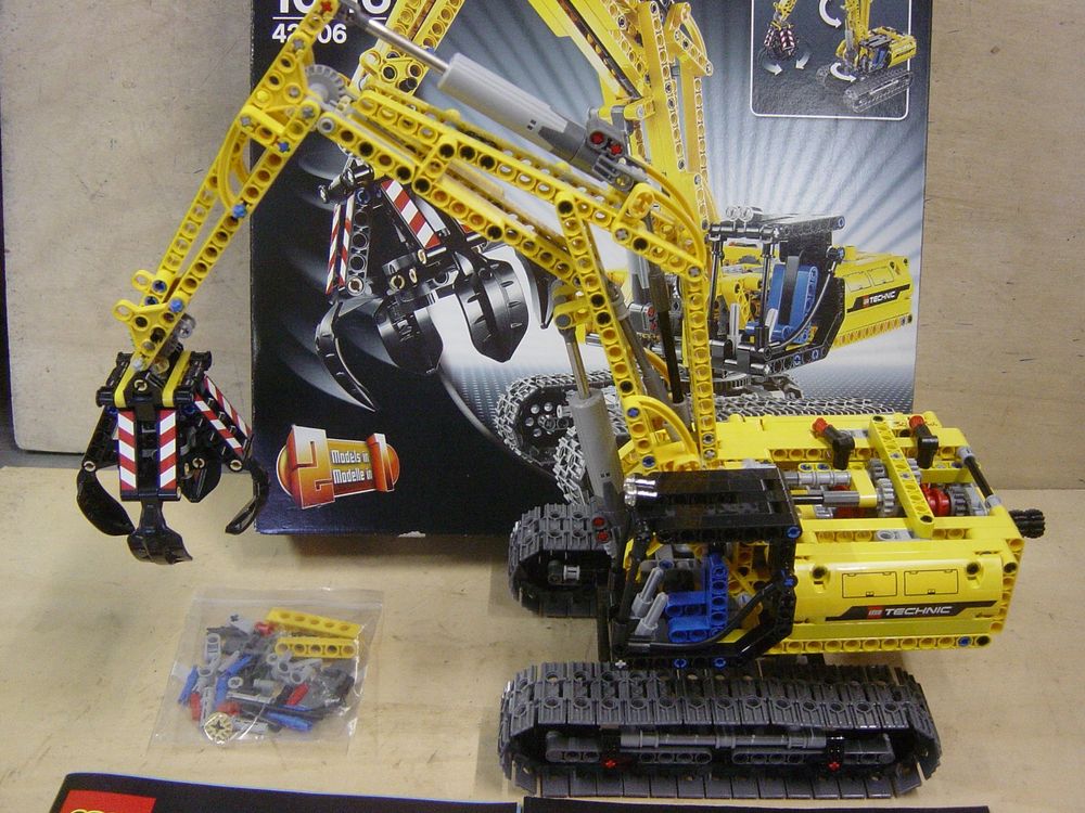 LEGO Technic 42006 Bagger mit Anleitung und Zusatzteilen | Kaufen auf ...