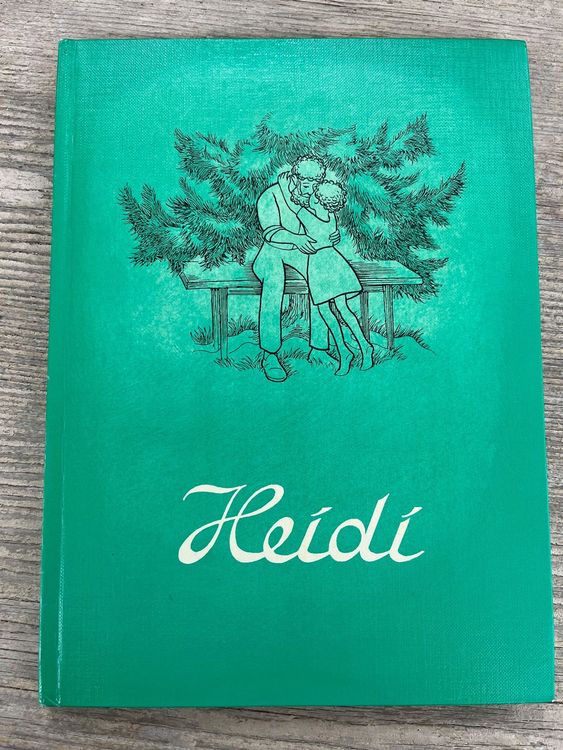 Heidi in Comic Form, zum Ausmalen, illustriert Hans Witzig, | Kaufen ...