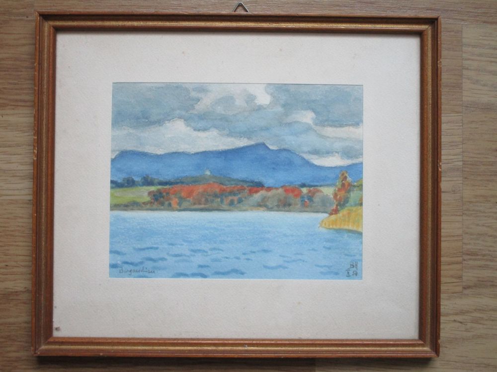 Aquarell von Bruno Hesse Signiert BH 54 | Kaufen auf Ricardo