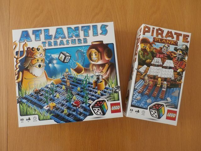 Lego Spiele 3848 und 3851/Atlantis Treasure und Pirate Plank (Gebraucht ...