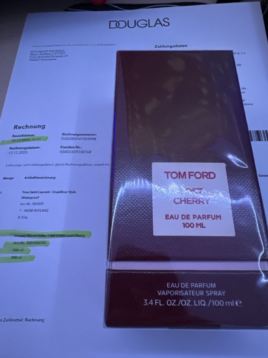 Tom Ford Lost Cherry EDP 100ml mit Quittung (Original) (Neu und ...