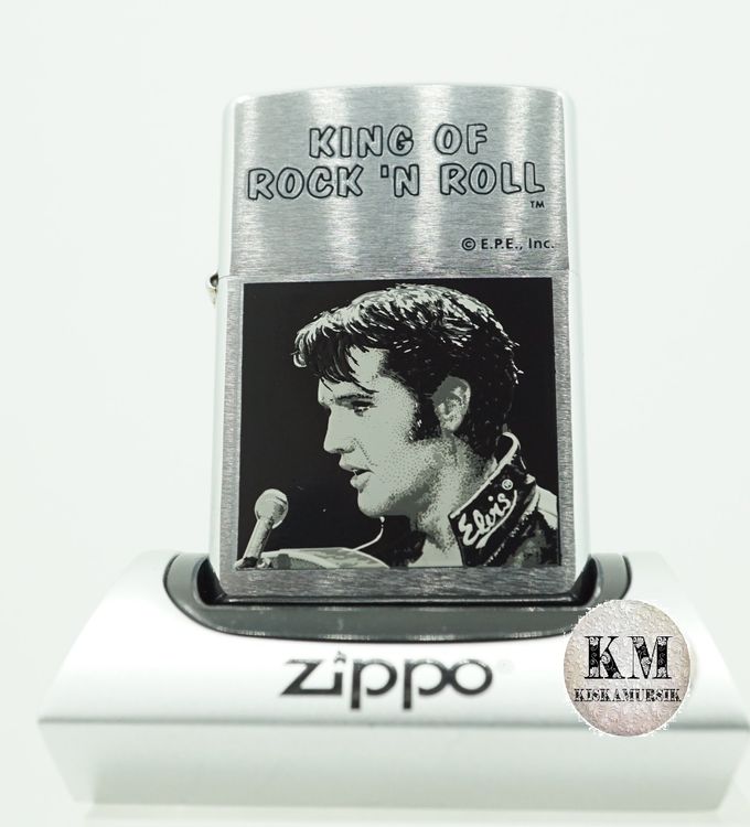 ZIPPO® ELVIS-THE KING OF ROCK'N'ROLL -PRINT-2000- UNGEZÜNDET | Kaufen auf Ricardo