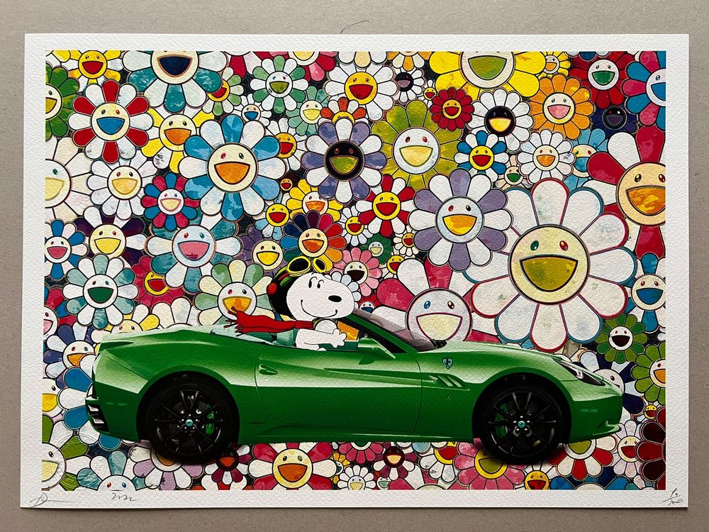 DEATH NYC « Murakami Ferrari Snoopy Auto » 10/100 (Neu (gemäss ...