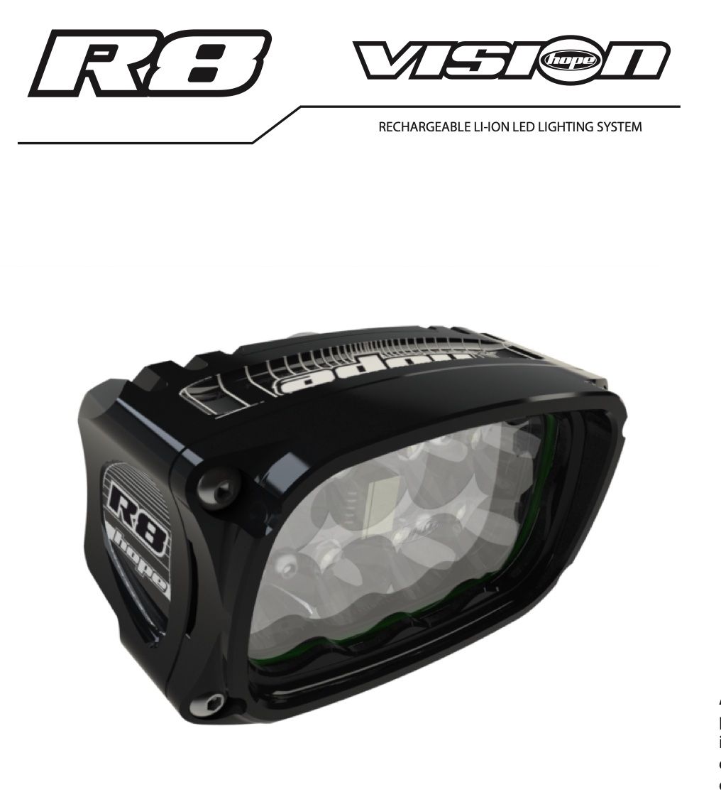Mountainbike Power licht - Hope Vision R8 (Gebraucht) in Aarau Rohr für ...