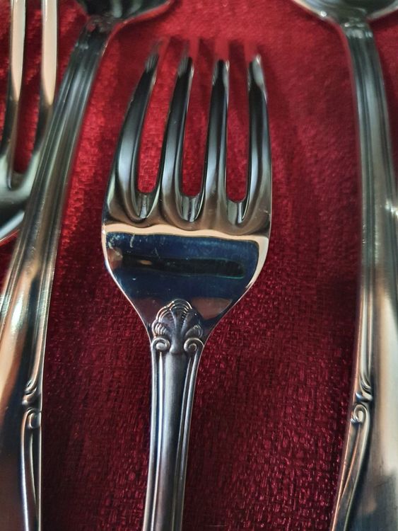 Silberbesteck Wellner Art Deco Besteck 6 Gabeln + 6 Löffel (Gebraucht) in Auw für CHF 39 – mit ...