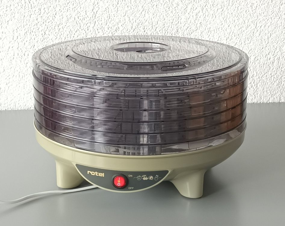Dörrer / Dörrapparat ROTEL mit 5 Sieben und Deckel / Dörrex | Kaufen ...