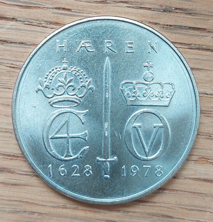 5 Kroner Norwegen Hæren 1628 - 1978 (D'occasion) à Winterthur pour CHF ...