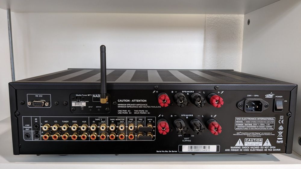 NAD C 356BEE Graphite Voll­ver­stär­ker mit NAD MT1 (Gebraucht) in ...