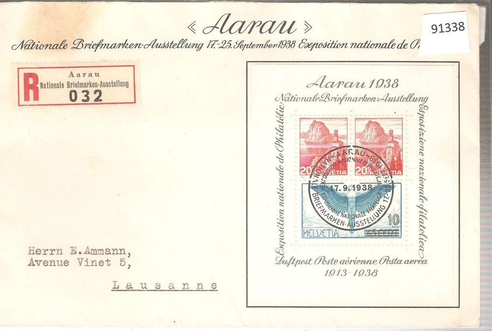 Aarau-Block FDC (Gebraucht) in Lausanne für CHF 8 – mit Lieferung auf Ricardo kaufen