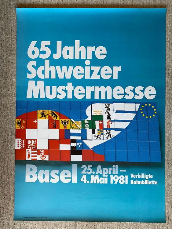 Originalplakat Mustermesse Basel 1981 (Gebraucht) in Deitingen für CHF ...