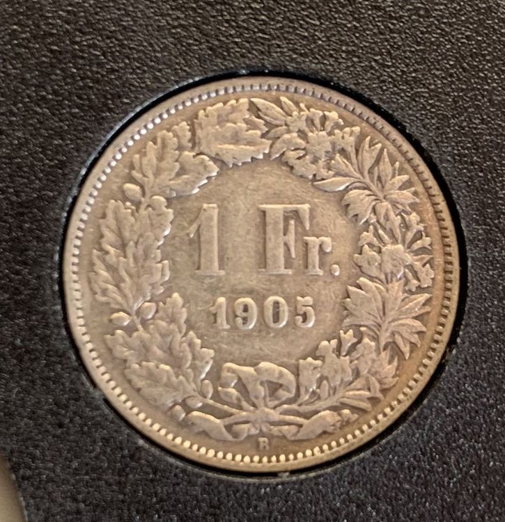 1905 Münze 1 Franken Silber | Kaufen auf Ricardo