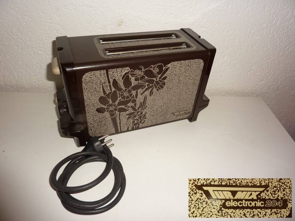 Vintage SWISS TURMIX Toaster aus den 70er Jahren Bakelit (Gebraucht) in ...