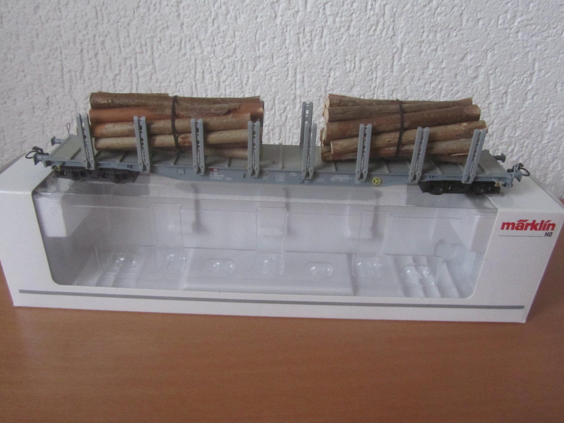 Märklin HO 47149/2 Holzwagen SBB mit Baumstämmen beladen (D'occasion) à ...