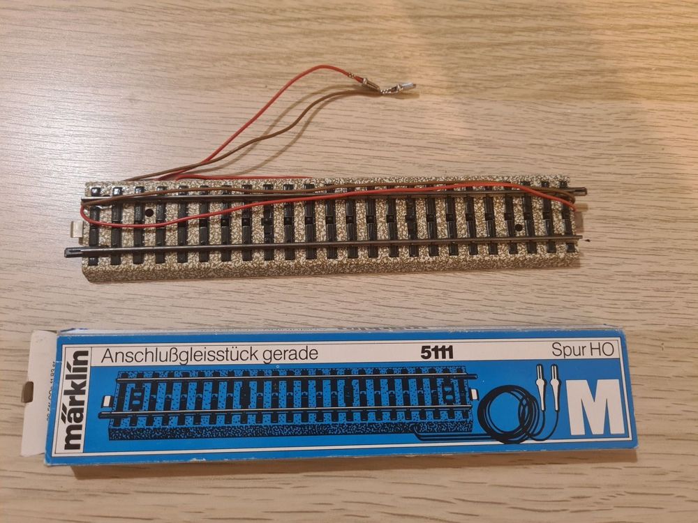 Märklin 5111 Anschlubgleisstück HO (Neu und originalverpackt) in St ...