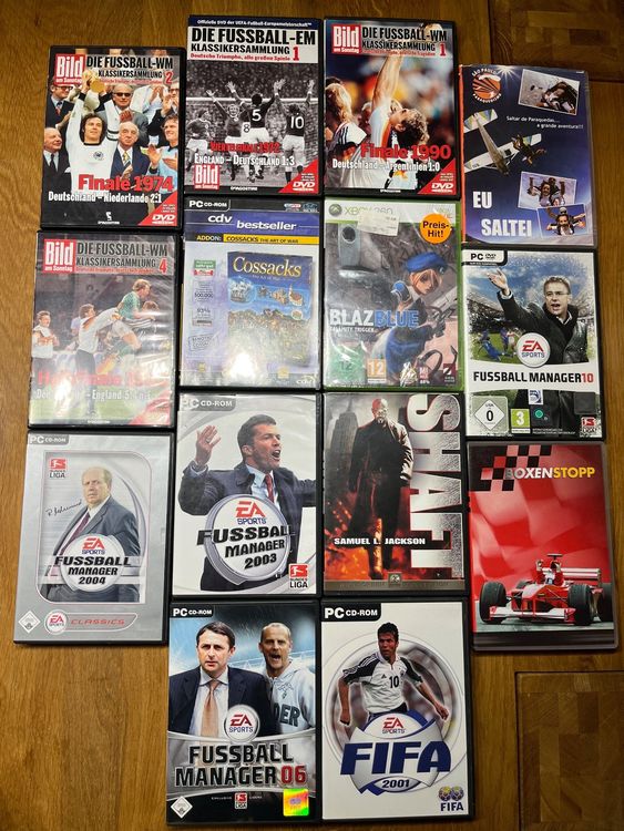 14 PC-Rom + DVD Spiele Fifa Fussball Manager (Gebraucht) in St. Gallen ...