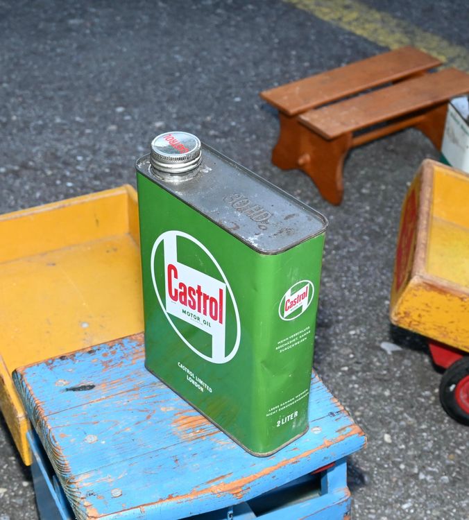 alter CASTROL motor oil London BLECHDOSE ölkanister | Kaufen auf Ricardo