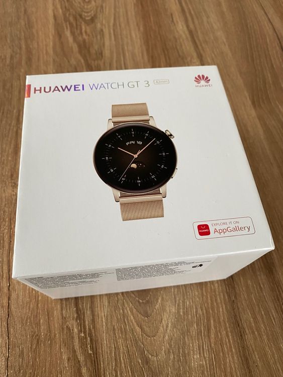 Smartwatch Huawei GT3 Gold | Kaufen auf Ricardo
