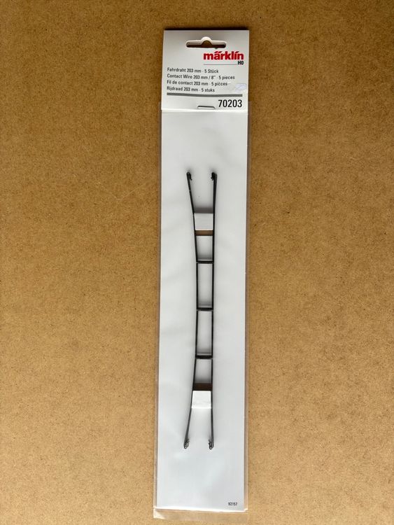 Marklin 70203 Fahrdraht 203 mm 5 St. (Neu und originalverpackt) in Hauterive NE für CHF 14 – mit ...