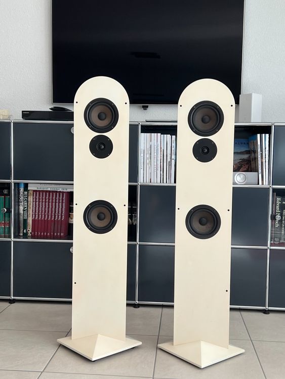 Jamo HiFi Standlautsprecher, weiss lack, Speziell Design (Gebraucht) in ...