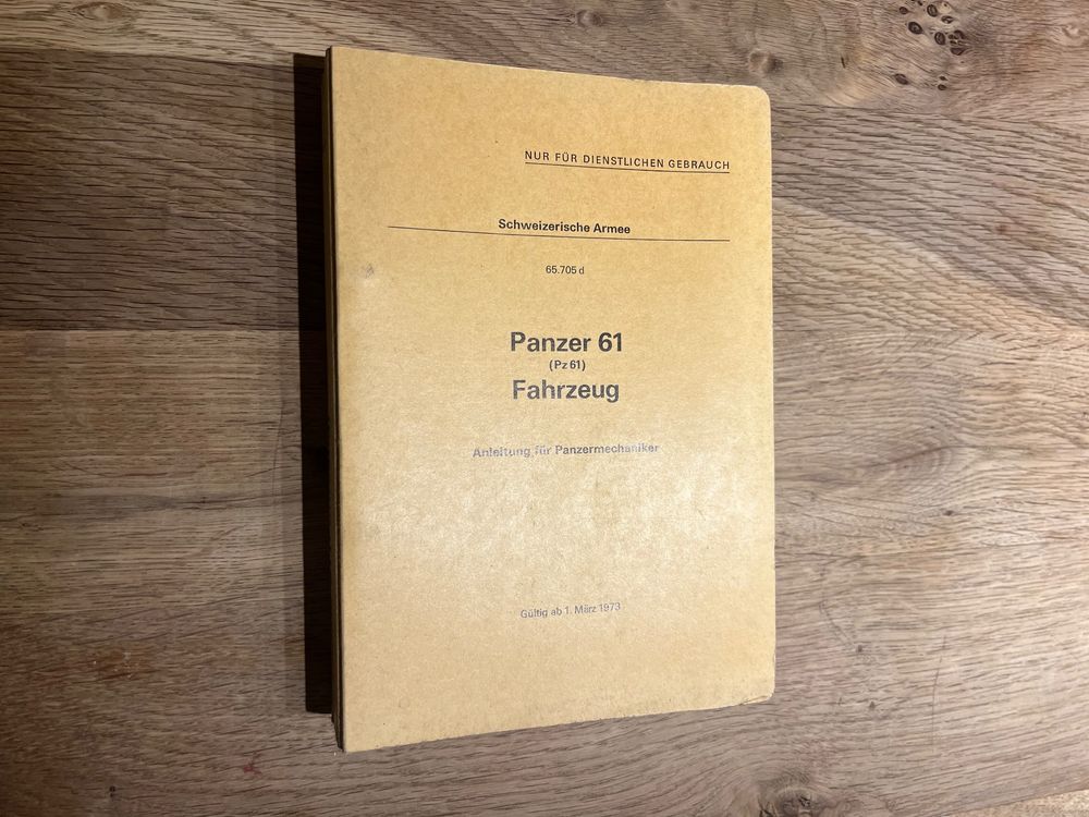 Panzer 61 Schweizer Armee (KoA) (Gebraucht) in Hermetschwil-Staffeln ...
