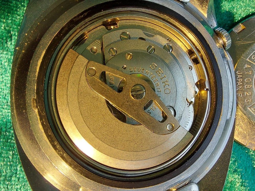 rare SEIKO WORLDTIMER Automatic 6117-6400 Black Dial 70-gern (Gebraucht ...