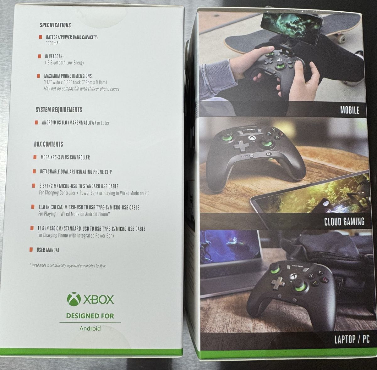 2 Stück MOGA PowerA Controller XP5X Plus Gaming, unbenutzt (Neu und ...