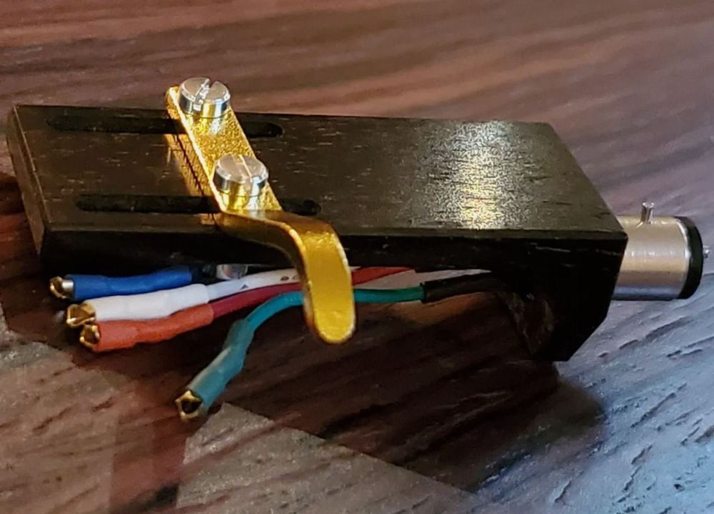 Ebony Wood Headshell Ebenholz Headshell mit Messingschrauben (Neu ...