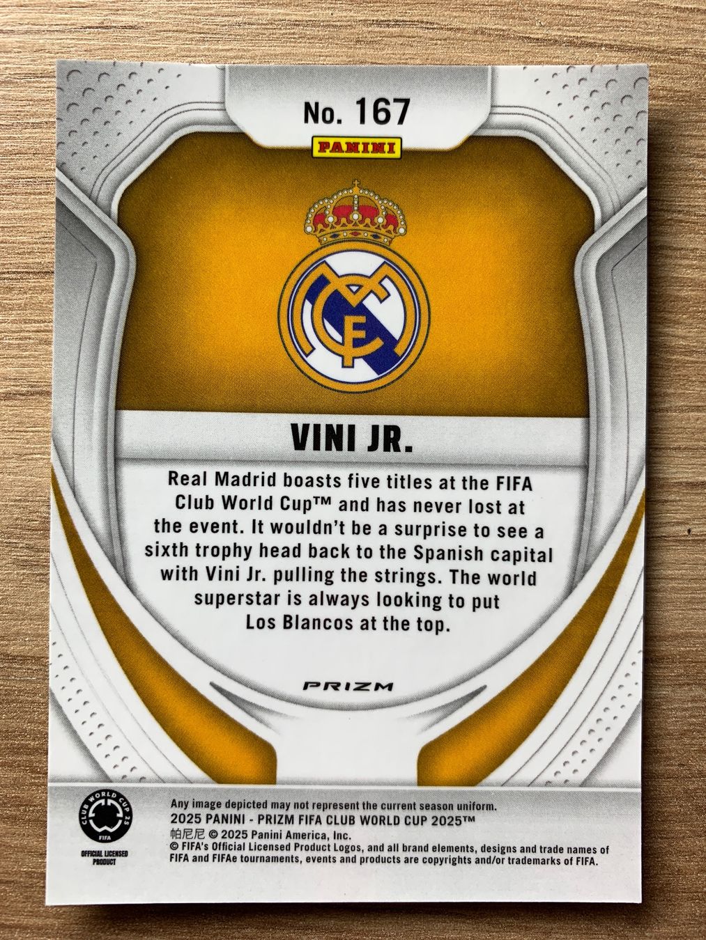 Soccer Vini Jr. SEISMIC FIFA Club World Cup 2025 (Gebraucht) in Netstal ...