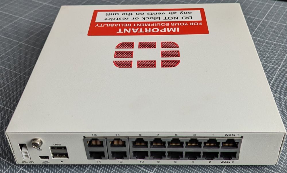 Fortinet Fortigate 90D + 10 ACCESS POINTS + 1 PoE injector (Gebraucht ...