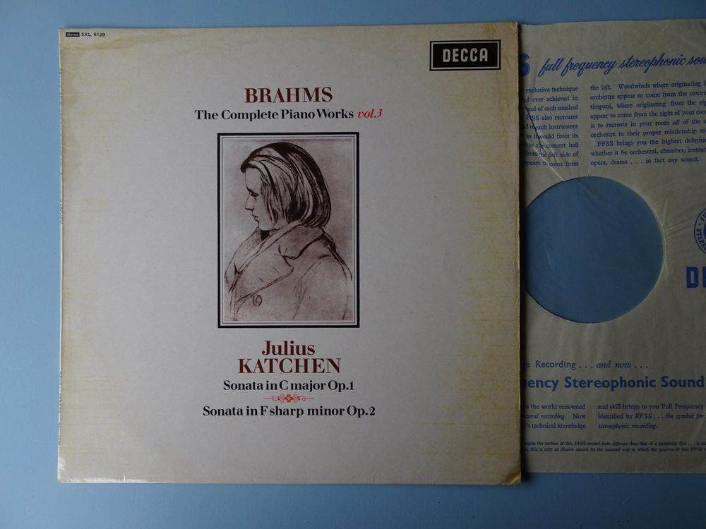 Julius KATCHEN - Brahms - Works vol 3 - Decca SXL 6129 | Kaufen auf Ricardo