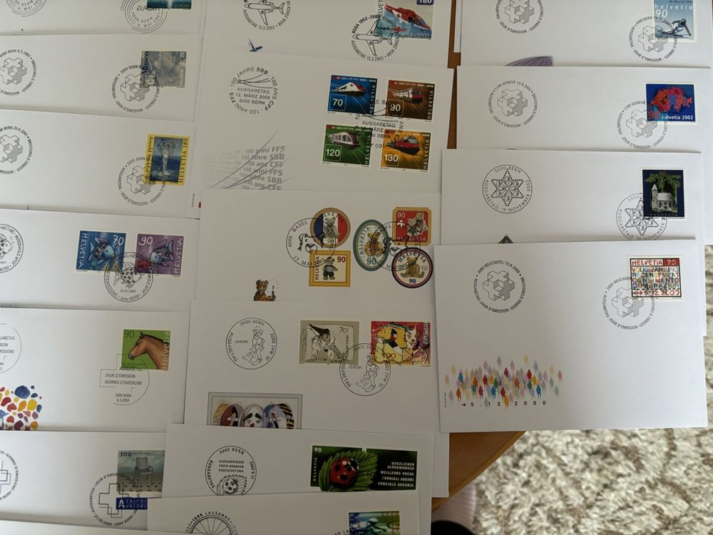50 schöne FDC 90er/2000er Jahren Schweiz (Gebraucht) in Murgenthal für CHF 1 – mit Lieferung auf ...