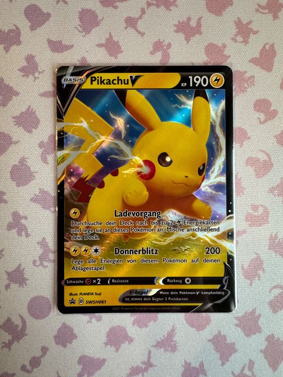 Pokemon Pikachu V Promo | Kaufen auf Ricardo