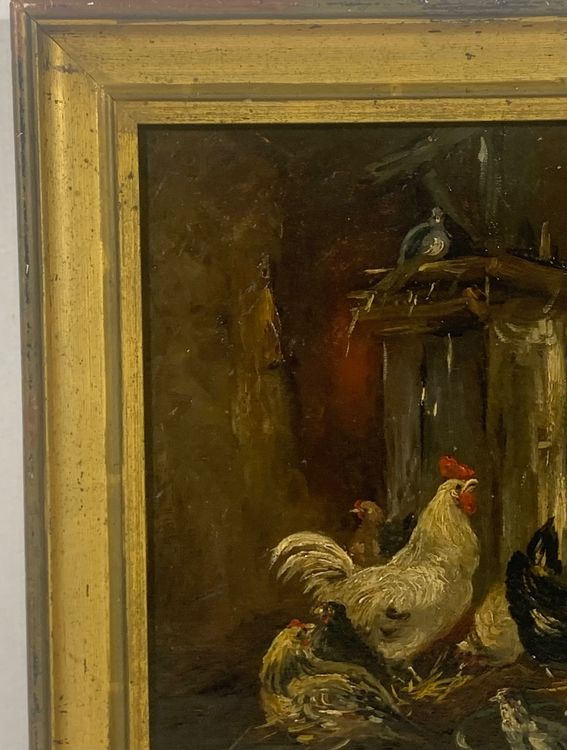Antikes Gemälde mit Hühner unleserlich Signiert (Gebraucht) in Root für CHF 55 – mit Lieferung ...