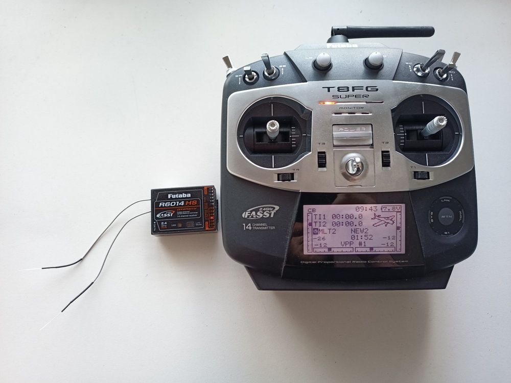 Futaba T8FG super (14chan) mit R6014HS (Gebraucht) in Kirchleerau für ...