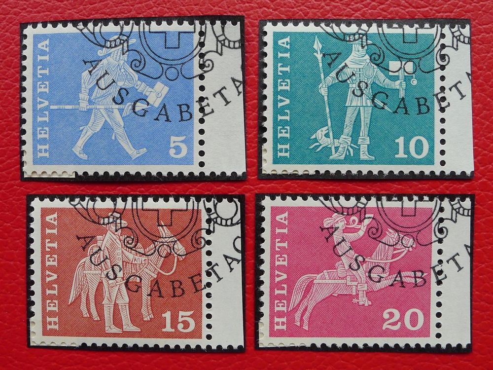 1960 Postgeschichteliche Motive Nr.355-358 ET-Halbmond-O (Gebraucht) in ...