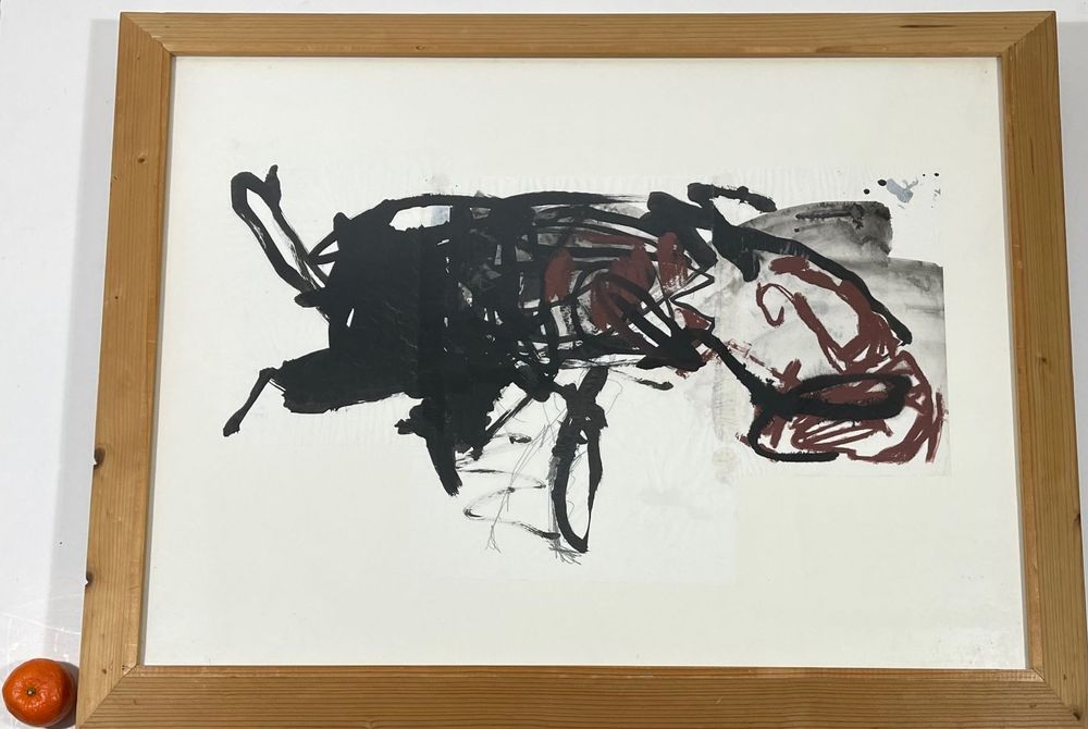 Maurice Ducret (1953)grosse Mischtechnik (Gebraucht) in Root für CHF 440 – mit Lieferung auf ...