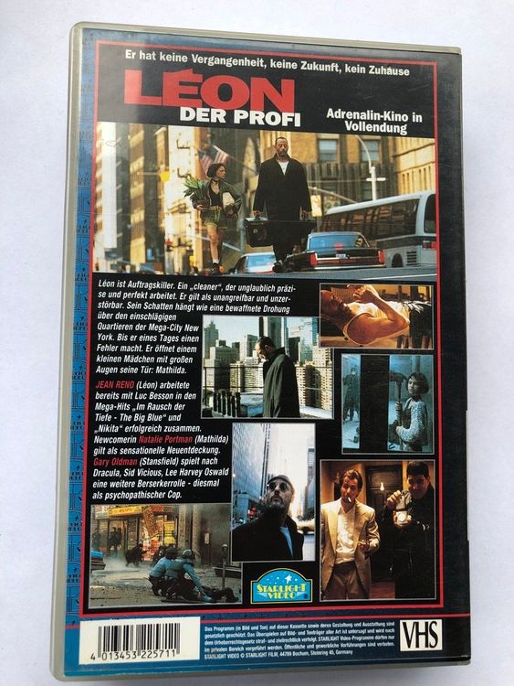 Luc Besson: Léon der Profi in VHS in Directors Cut!! | Kaufen auf Ricardo
