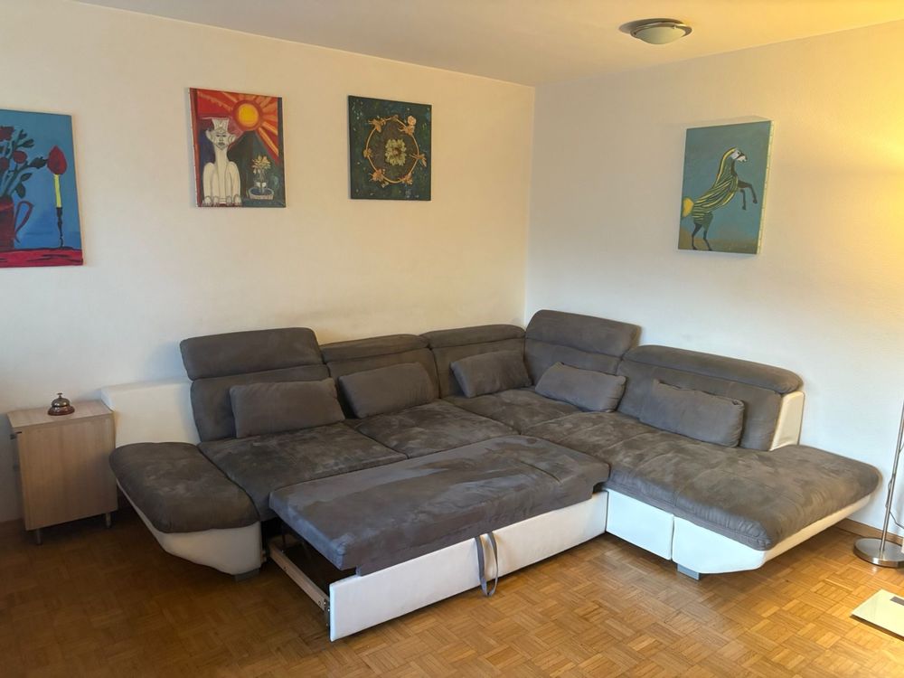 Grosses Ecksofa in sehr gutem Zustand, NP: 1‘500 CHF (Gebraucht) in Schlieren für CHF 205 – nur ...
