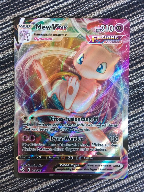 Pokemon Mew Vmax Fusions Angriff Deutsch | Kaufen auf Ricardo