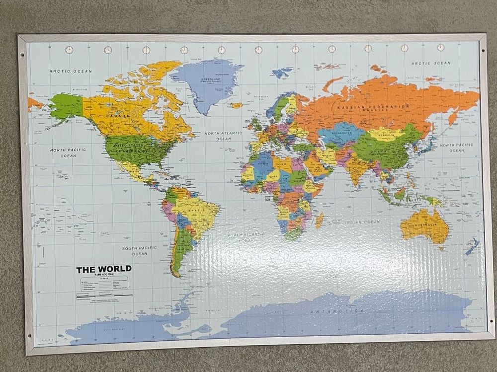 Weltkarte Bild | Kaufen auf Ricardo