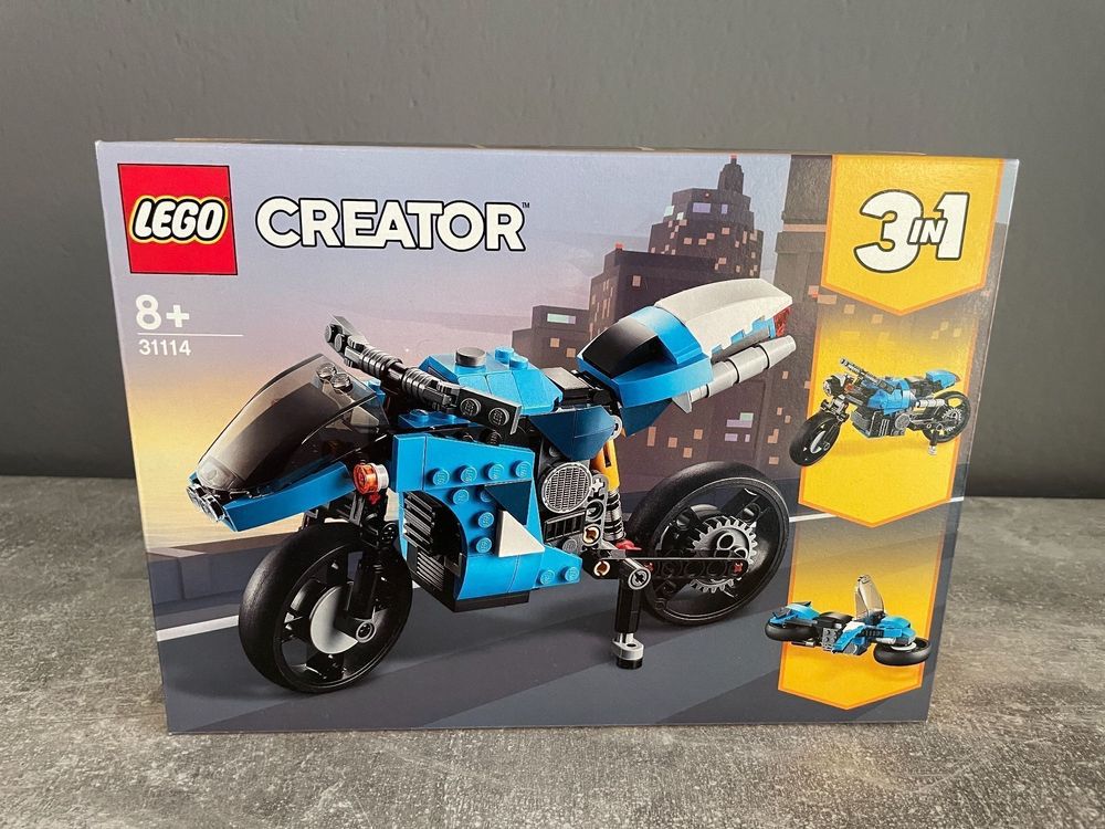 LEGO 31114 Creator 3-in-1 Geländemotorrad (Neu und originalverpackt) in ...