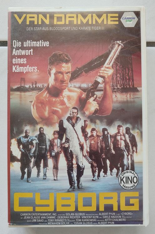 VHS - Cyborg - Van Damme - Albert Pyun - Cannon VMP (Gebraucht) in ...