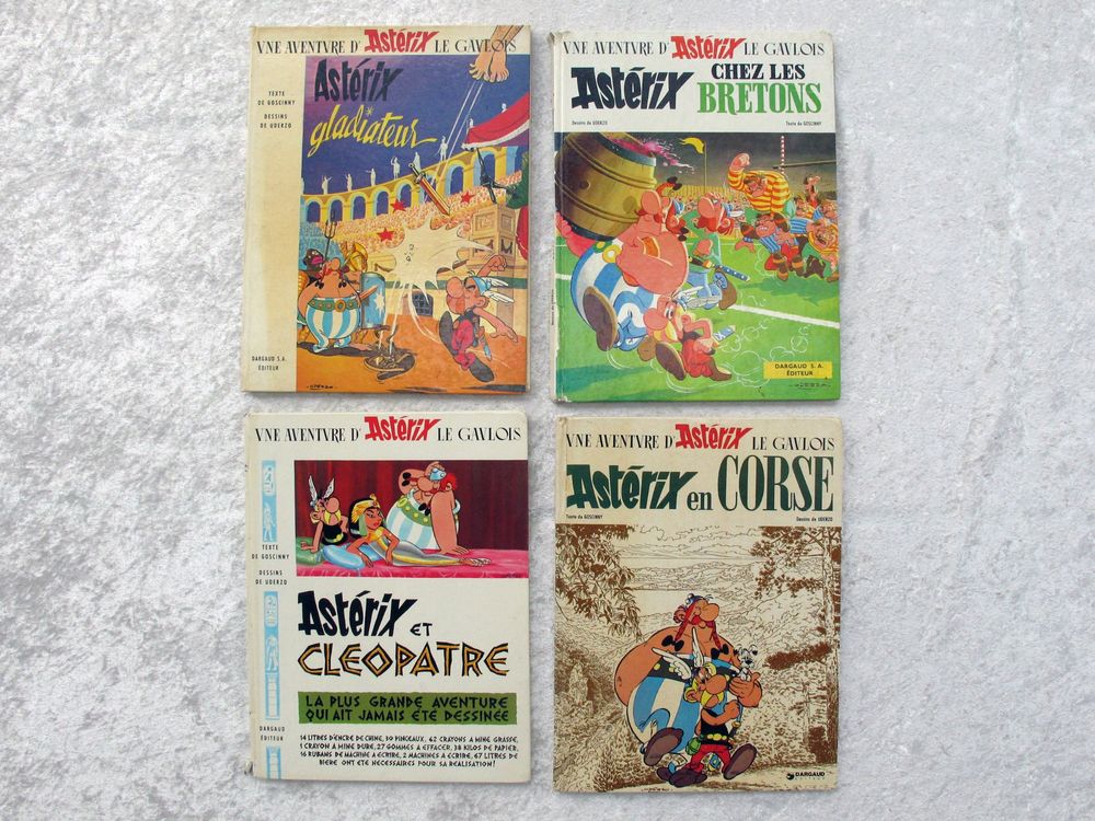 ASTERIX Collection 4 éditions vieilles originales françaises (Gebraucht ...
