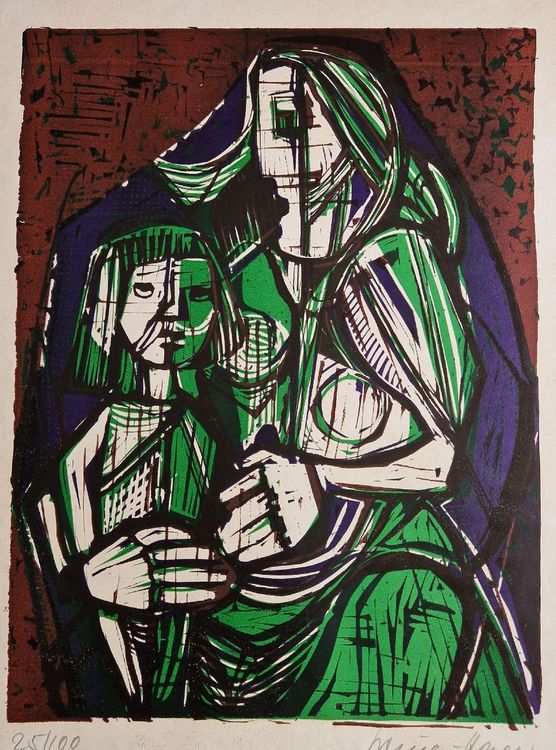 Linolschnitt Maria Beine Hager (Gebraucht) in Locarno für CHF 38 – mit ...