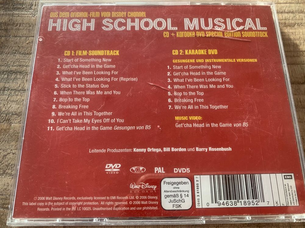 High School Musical CD und Karaoke DVD (Gebraucht) in Regensdorf für ...