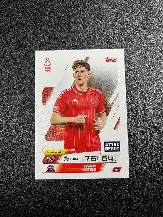 Topps Match Attax 2025/26 Ryan Yates 97 (Neu (gemäss Beschreibung)) in ...